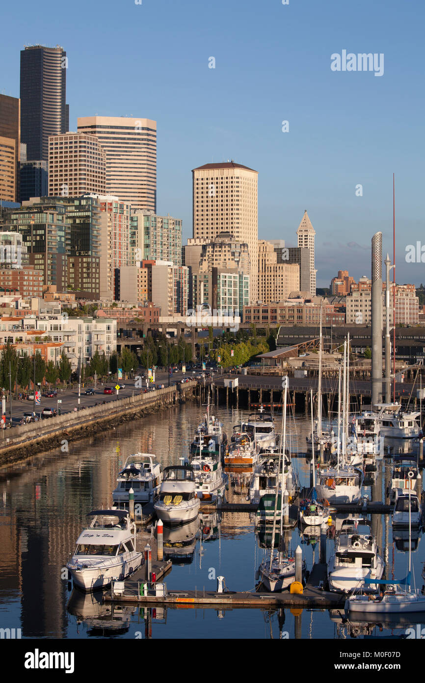 Belltown Marina, Seattle, Washington, USA Stock Photo - Alamy