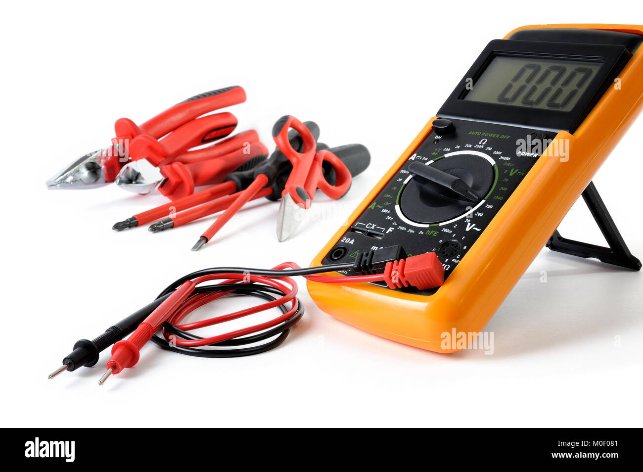 Multimeter and work tools for residential electrical installations ...