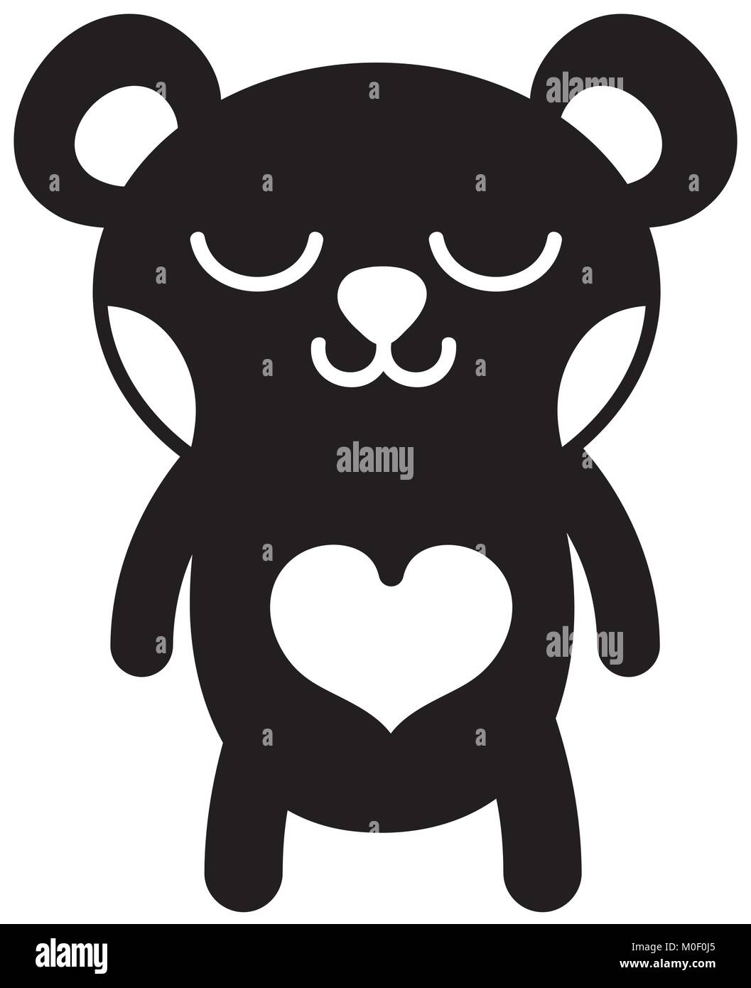 Cute wild animals sleeping Stock Vector Images - Alamy