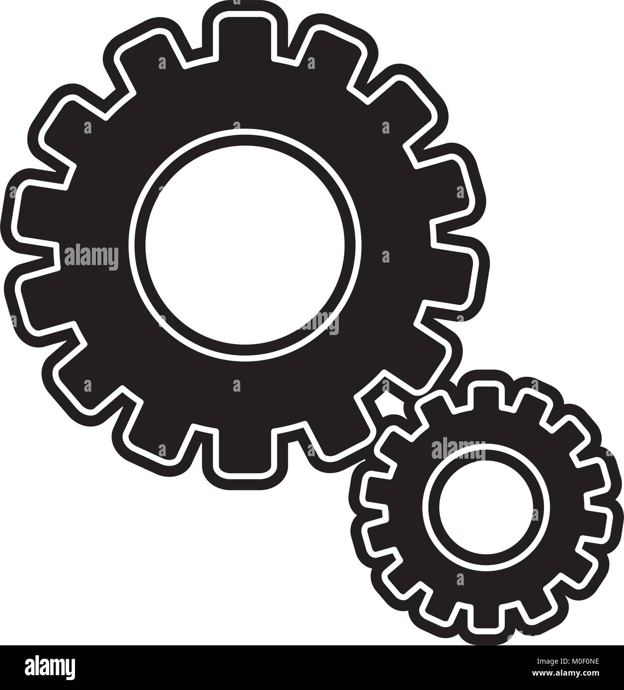 Isolated gear design Stock Vector Image & Art - Alamy