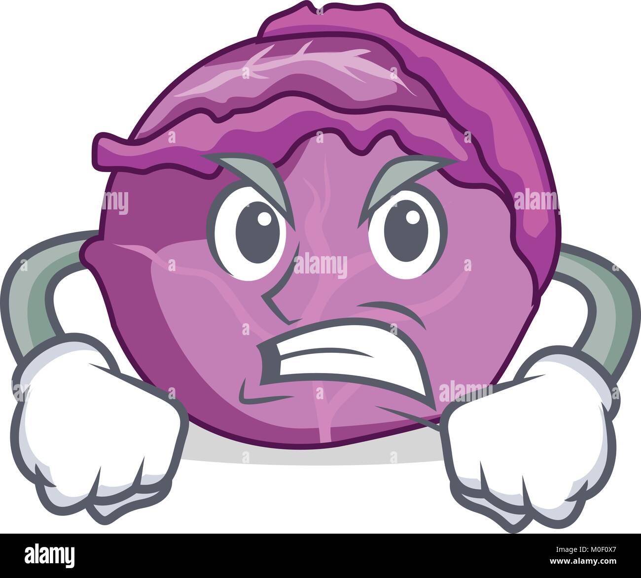 Angry red cabbage mascot cartoon Stock Vector Image & Art - Alamy