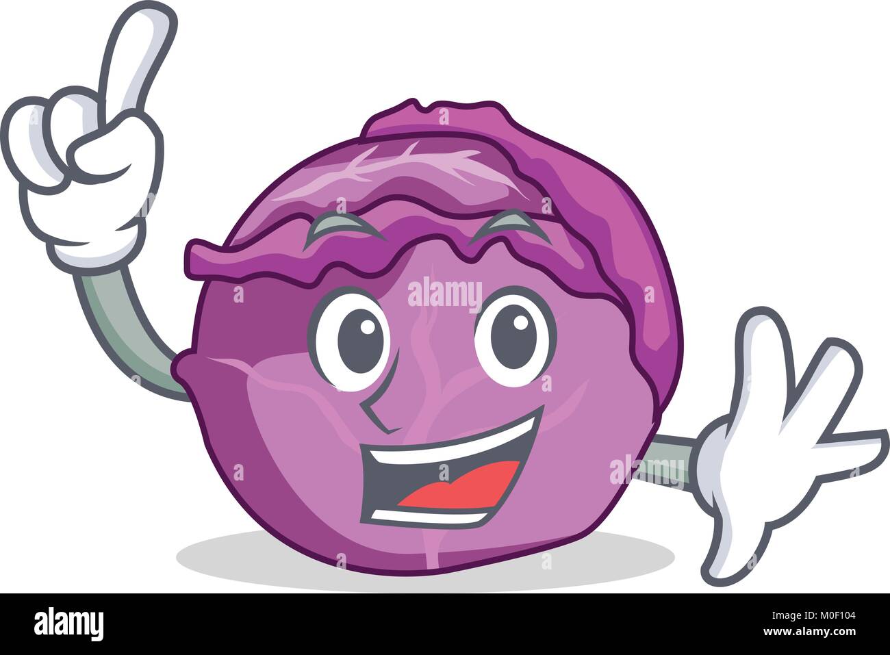 Pointing finger up, red Stock Vector Images - Alamy