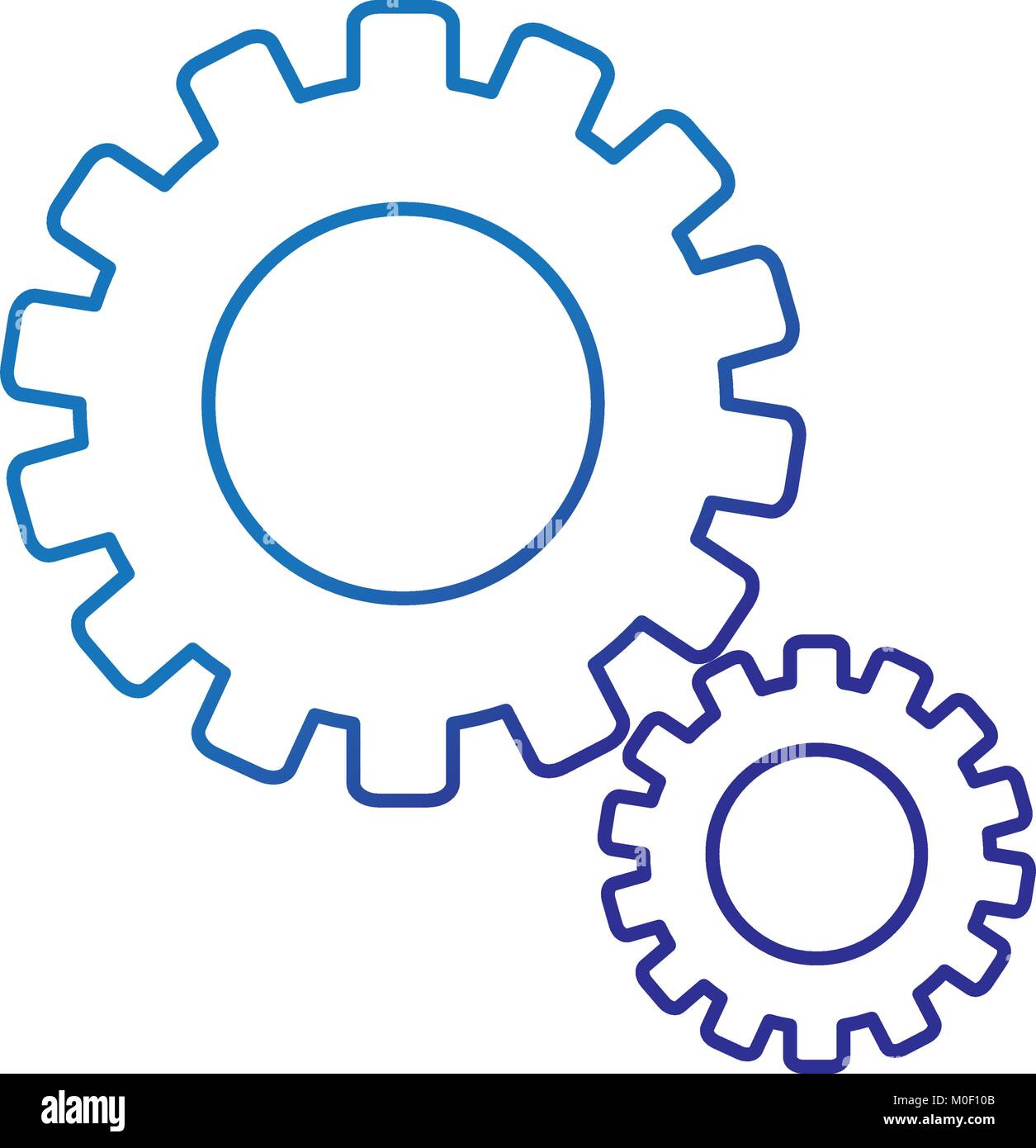 Isolated gear design Stock Vector Image & Art - Alamy