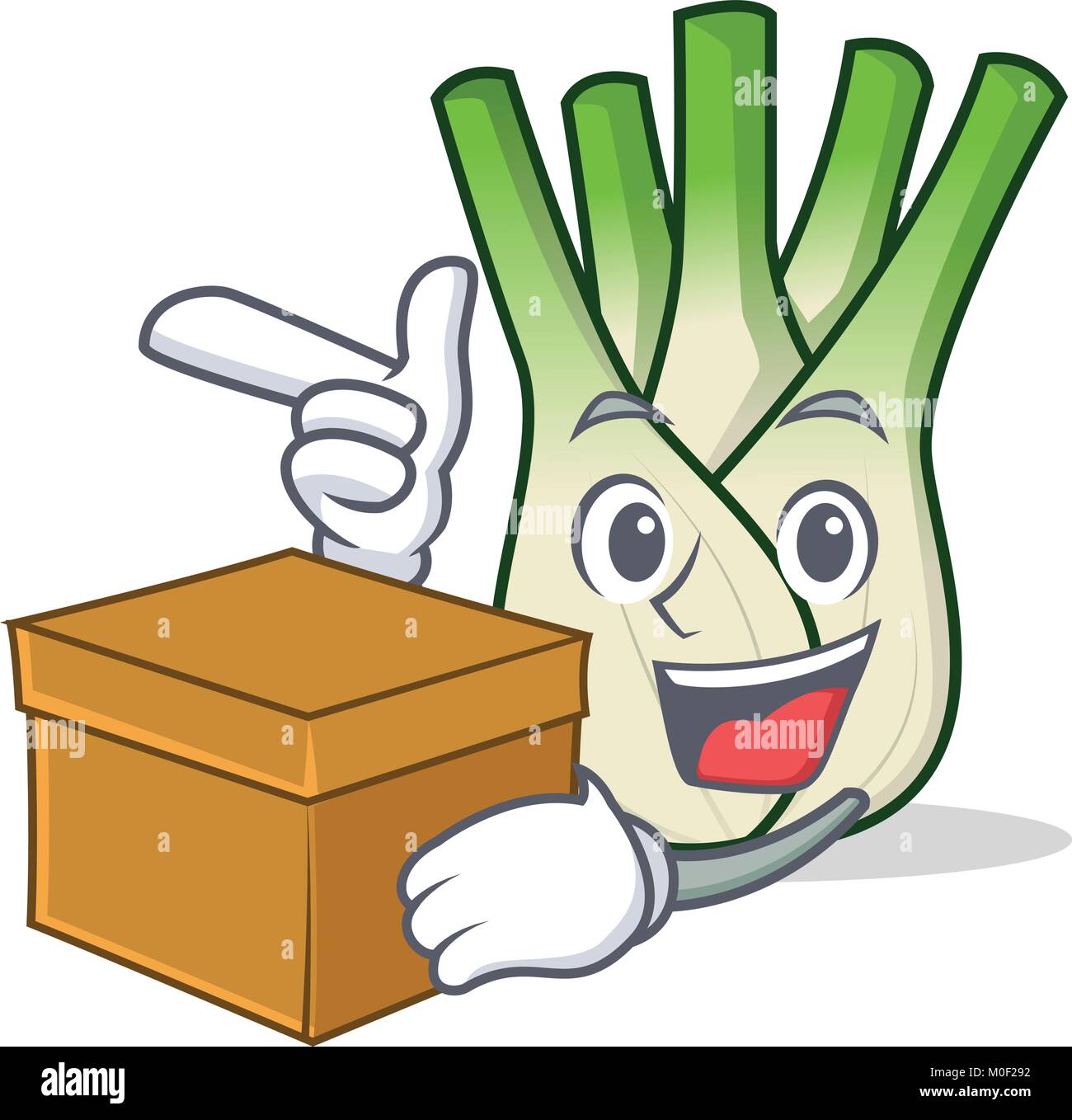 With box fennel character cartoon style Stock Vector Image & Art - Alamy