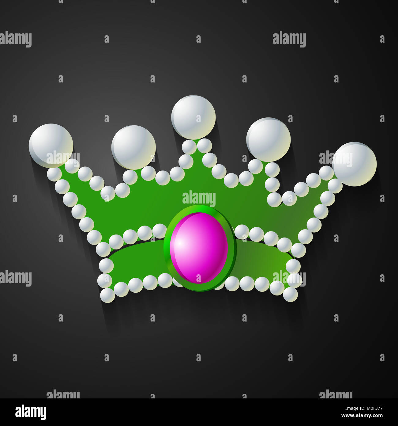 illustration of elements of Mardi Gras Carnival background Stock Photo ...