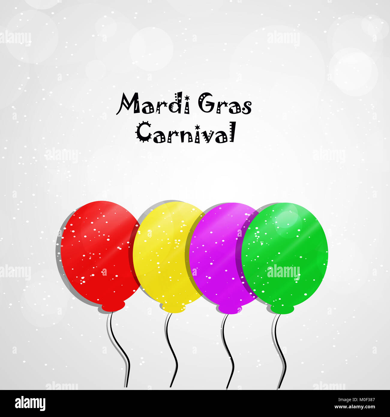 illustration of elements of Mardi Gras Carnival background Stock Photo ...
