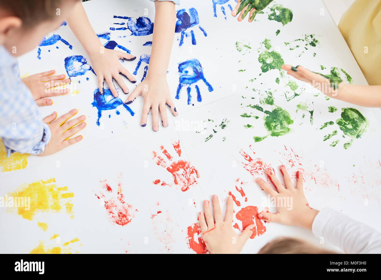 Handprints school hi-res stock photography and images - Alamy