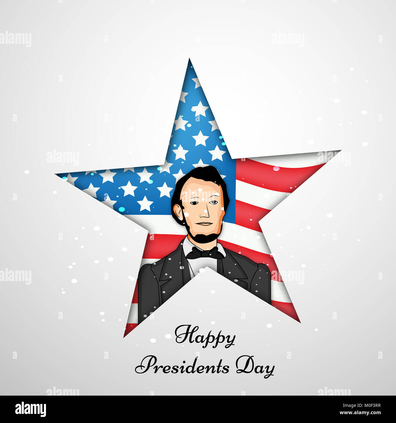 illustration of USA Presidents Day background Stock Photo - Alamy