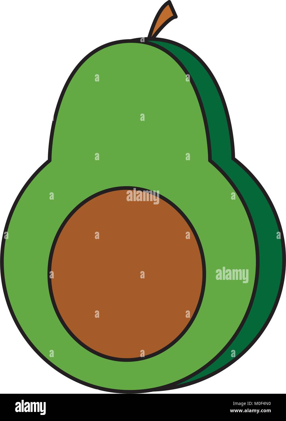 Isolated avocado design Stock Vector Image & Art - Alamy