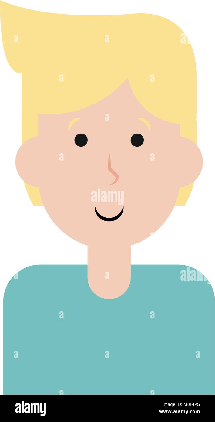 Boy smiling profile Stock Vector Image & Art - Alamy