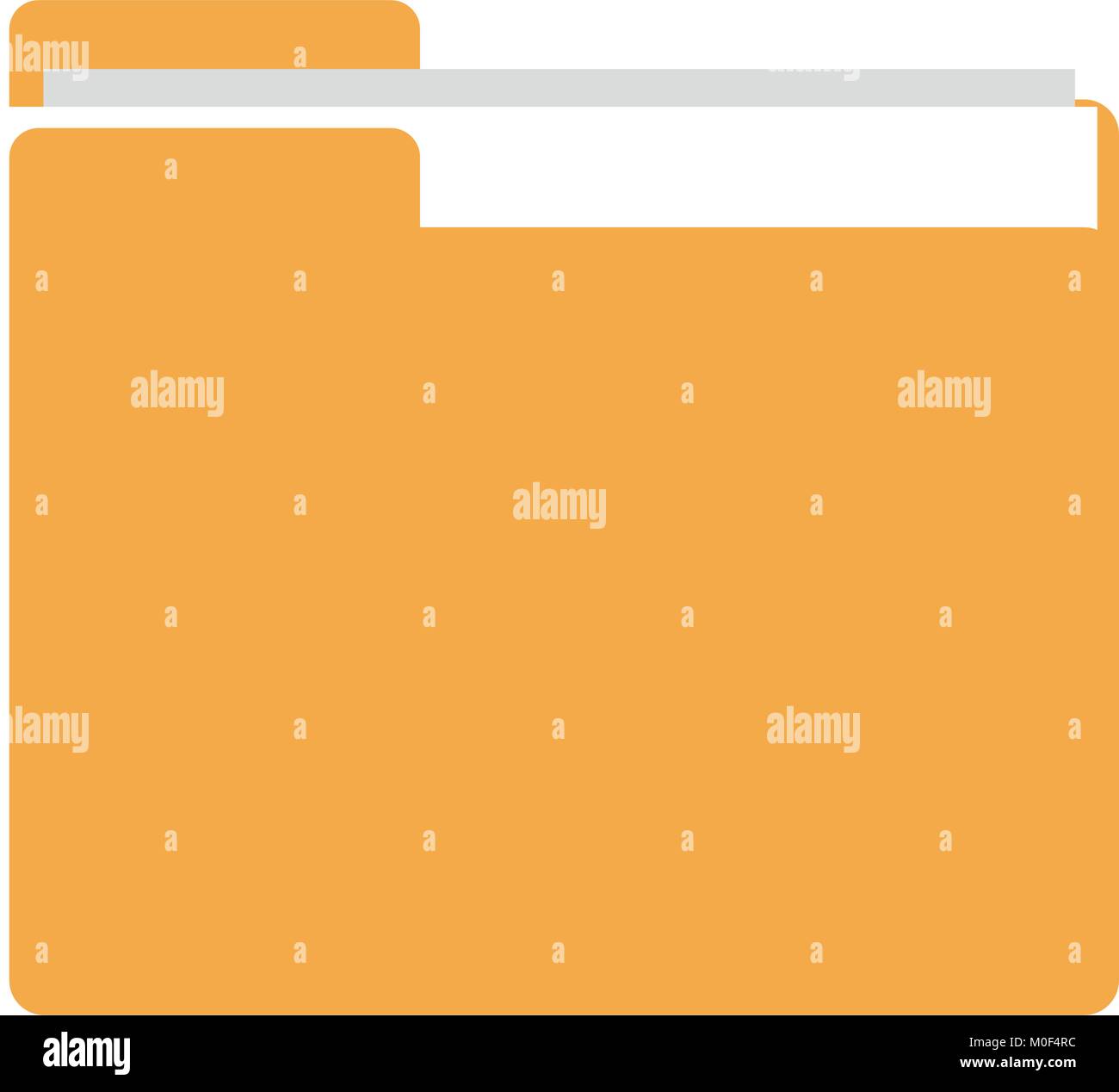 Folder document symbol Stock Vector Image & Art - Alamy