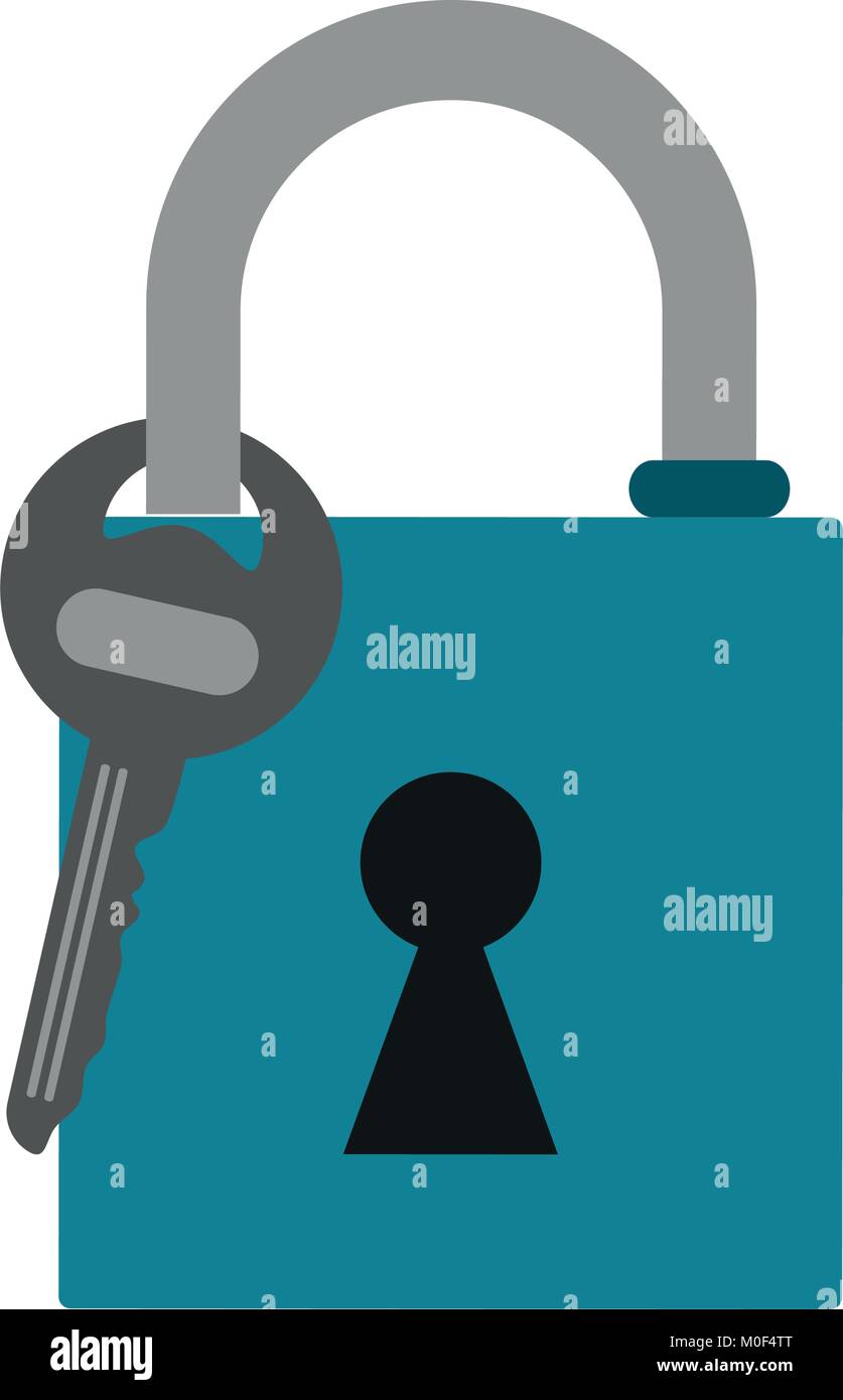 Padlock and key Stock Vector Image & Art - Alamy