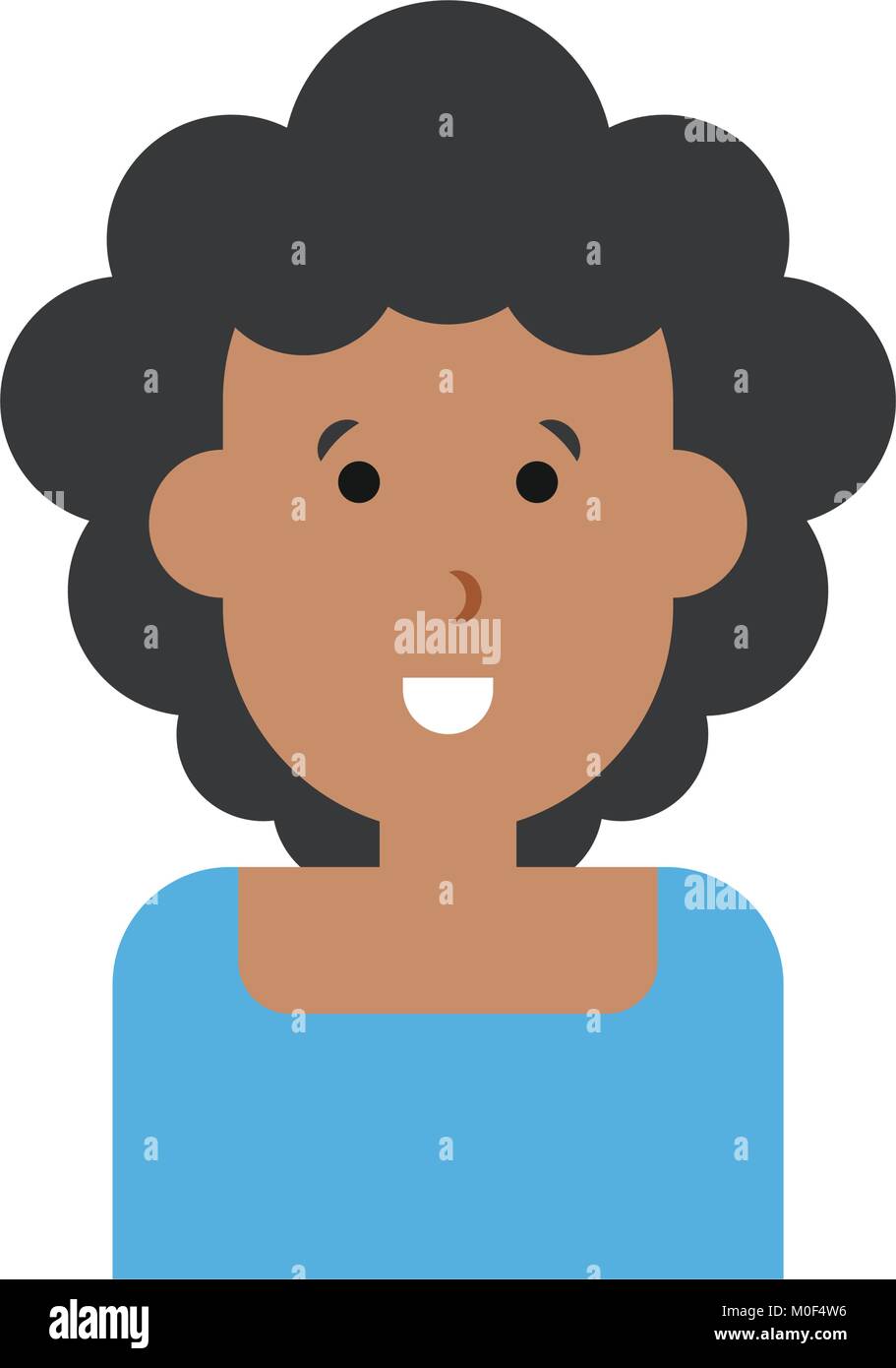Woman face smiling cartoon Stock Vector Image & Art - Alamy