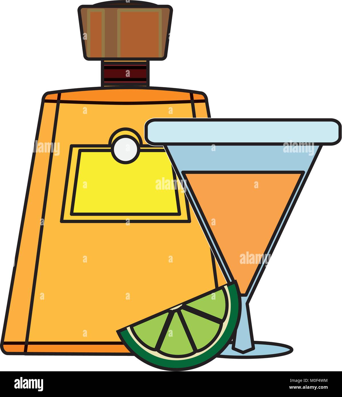 Tequila bottle design Stock Vector Image & Art - Alamy