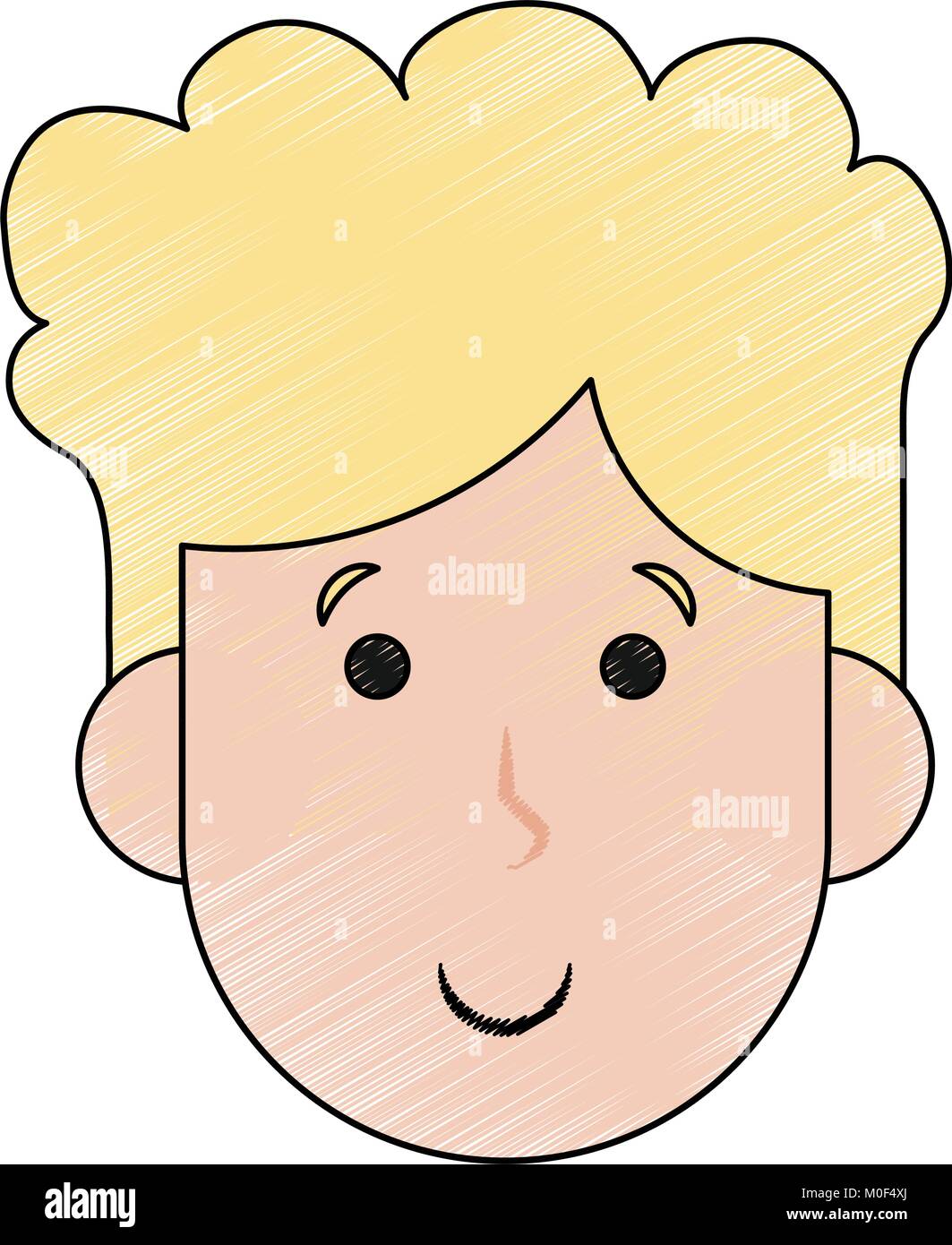 Boy smiling profile Stock Vector Image & Art - Alamy