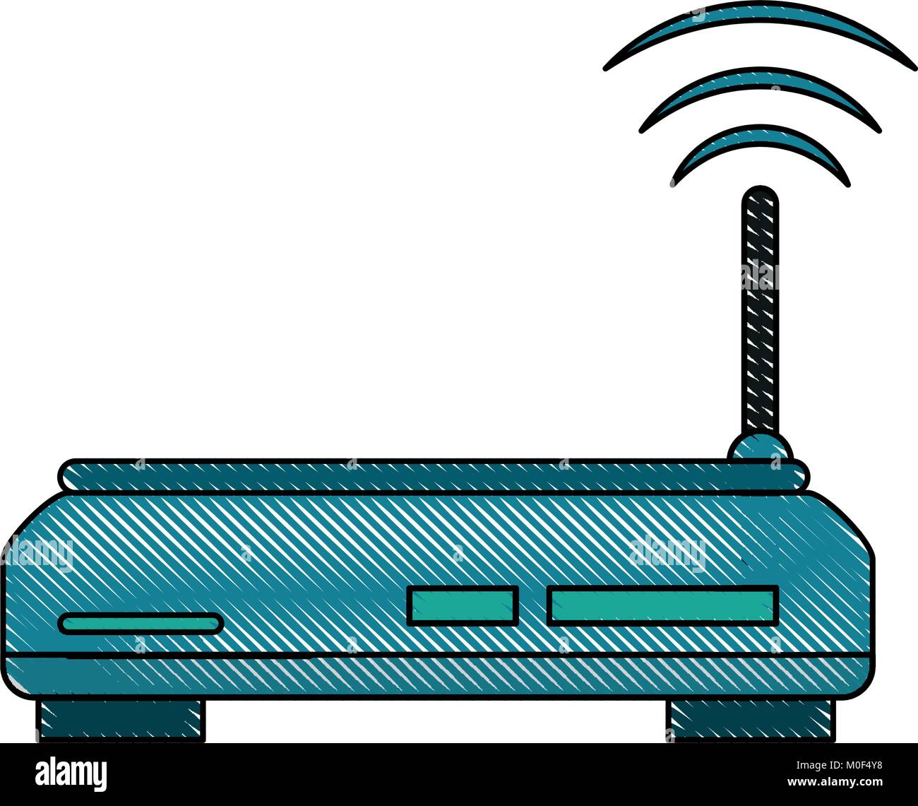 Wifi router technology Stock Vector Image & Art - Alamy