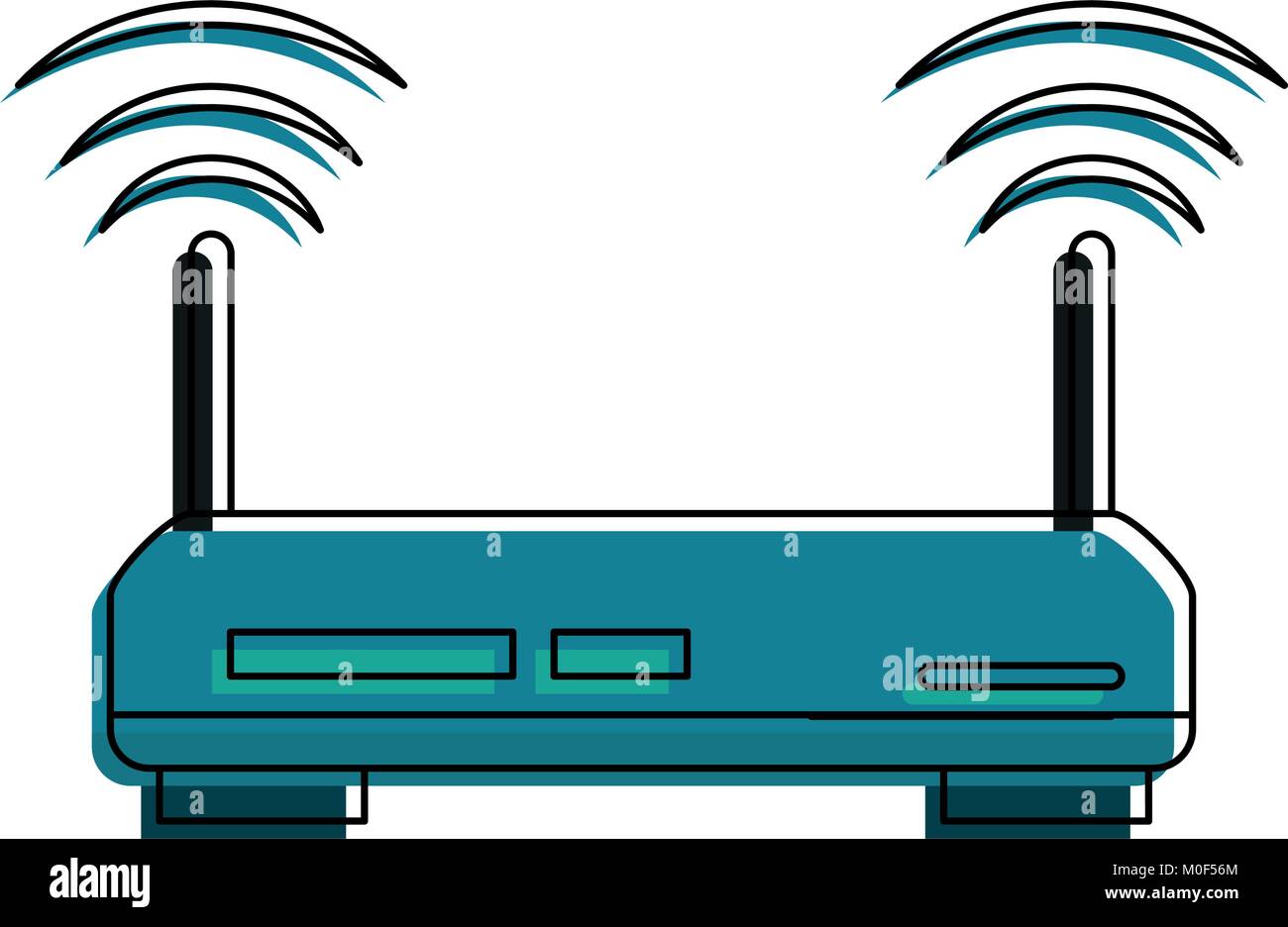 Wifi router technology Stock Vector Image & Art - Alamy