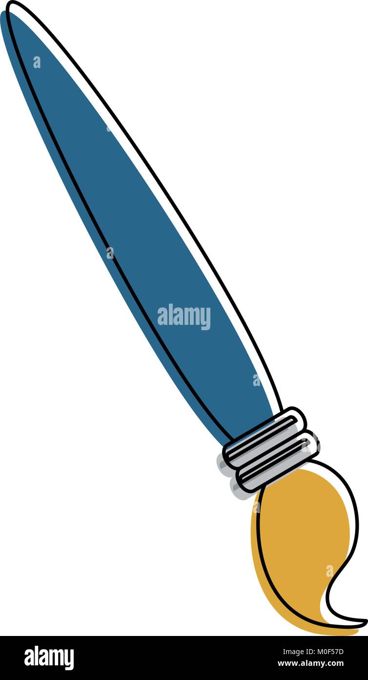 Brush paint symbol Stock Vector Image & Art - Alamy