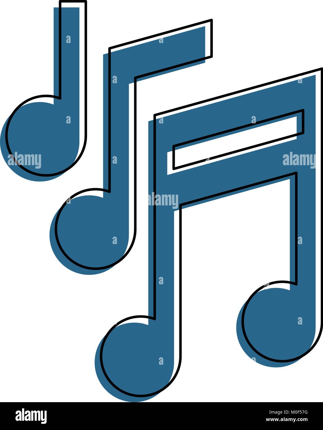 Music notes symbol Stock Vector Image & Art - Alamy