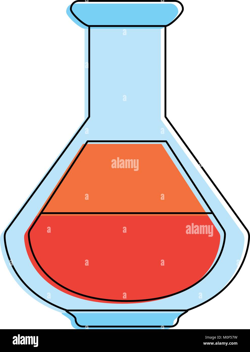 Chemistry flask symbol Stock Vector Image & Art - Alamy