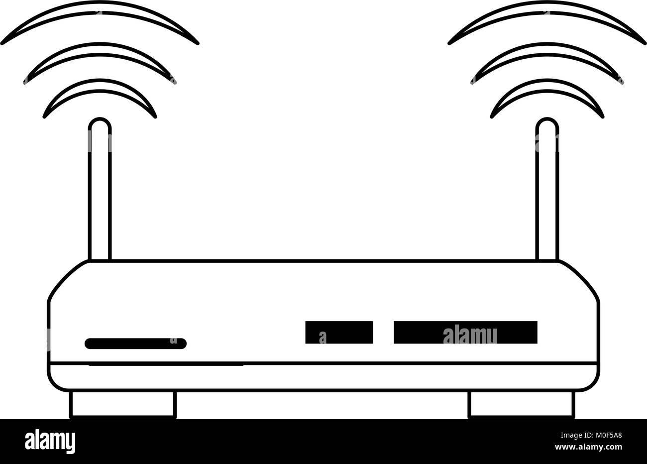 Wifi router technology Stock Vector Image & Art - Alamy