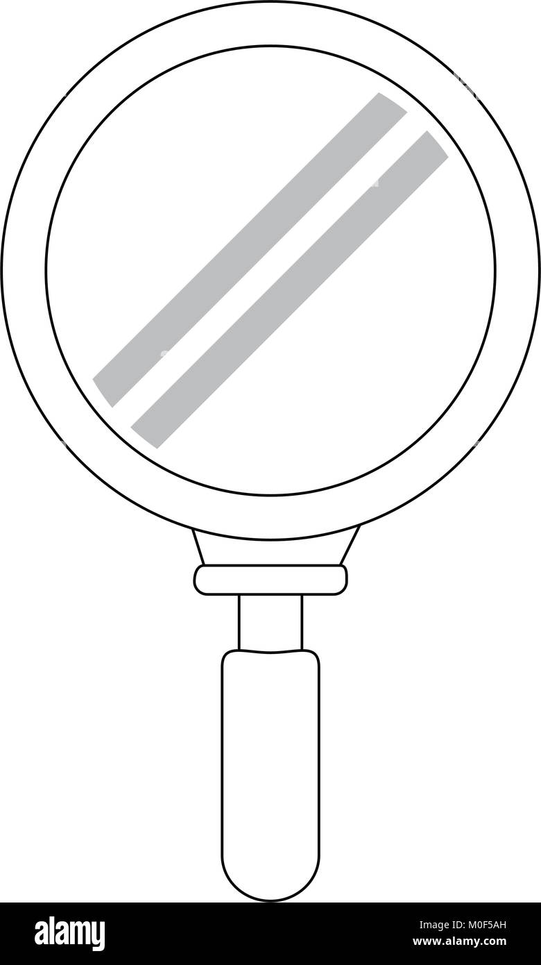 Magnifying glass symbol Stock Vector Image & Art - Alamy