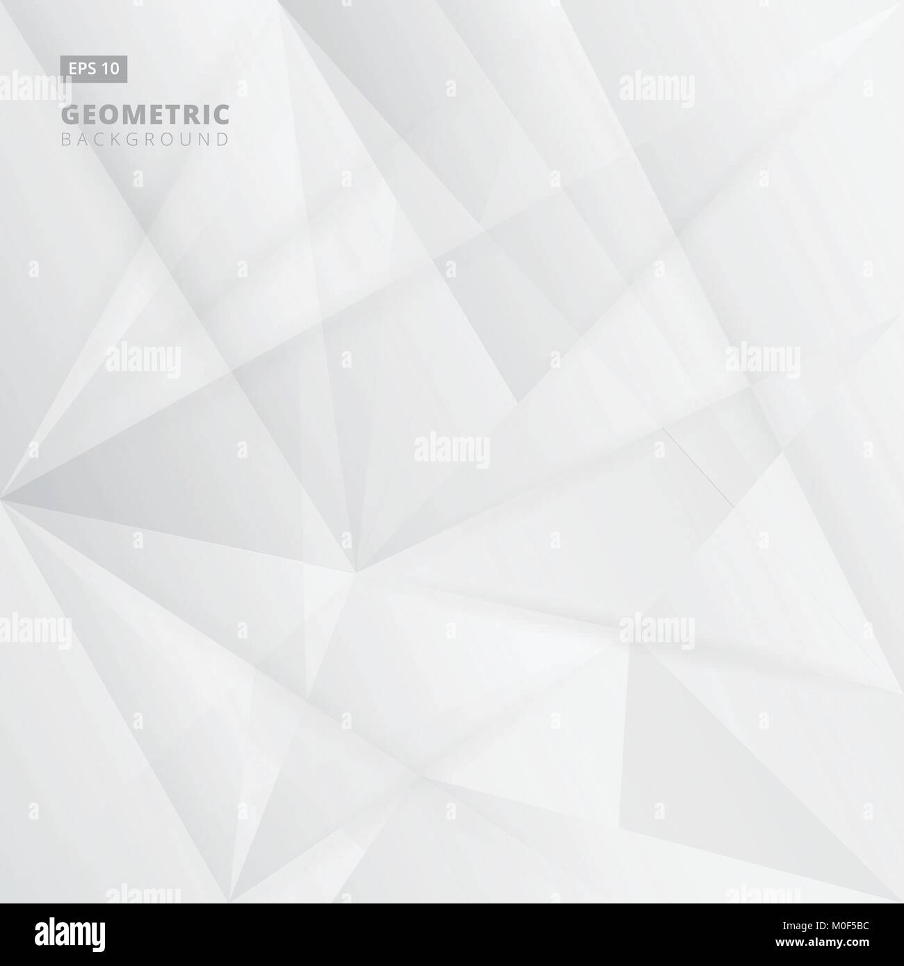 Abstract gray and white Lowpoly vector background. Template for style ...