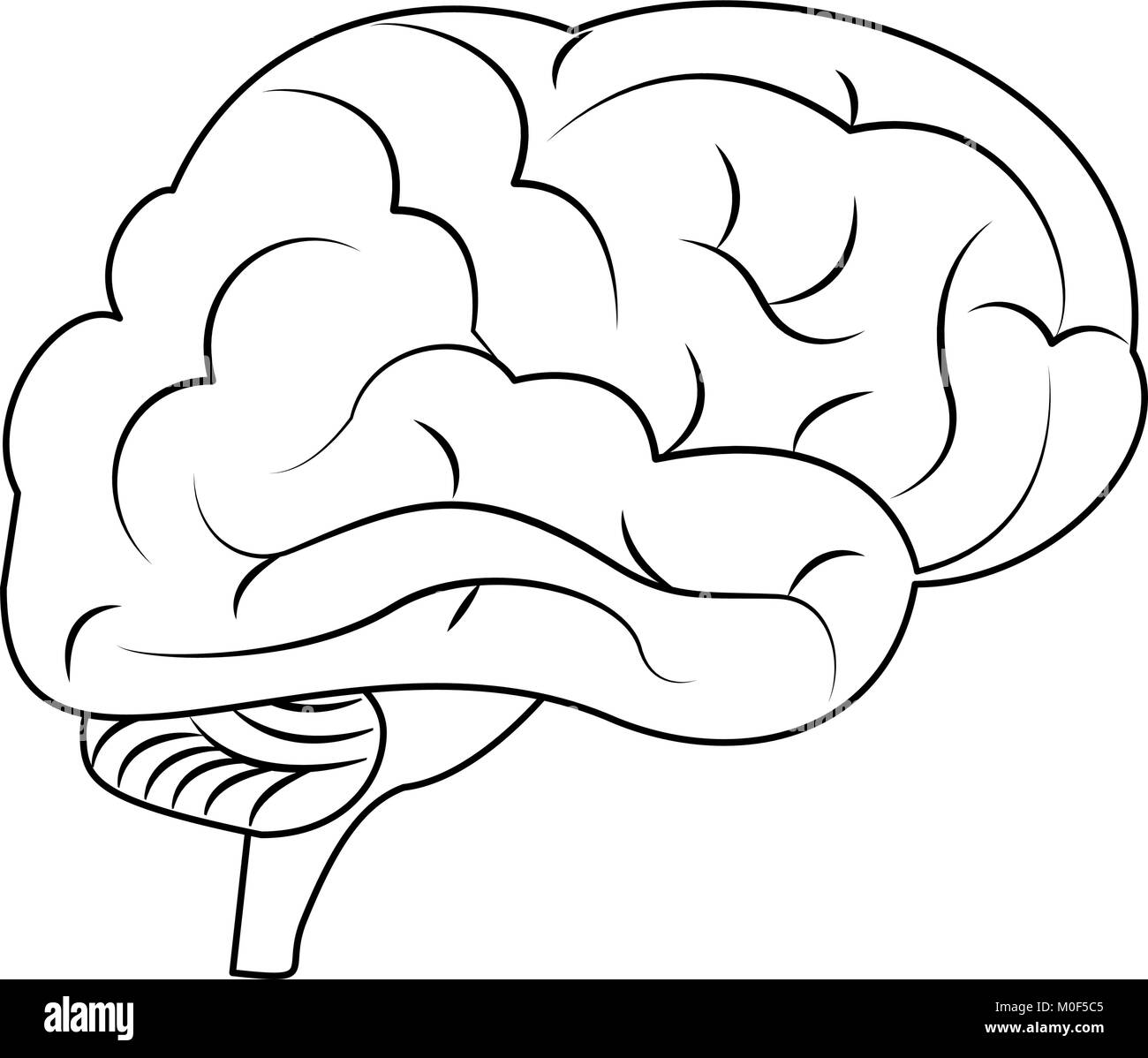 Human brain symbol Stock Vector Image & Art - Alamy