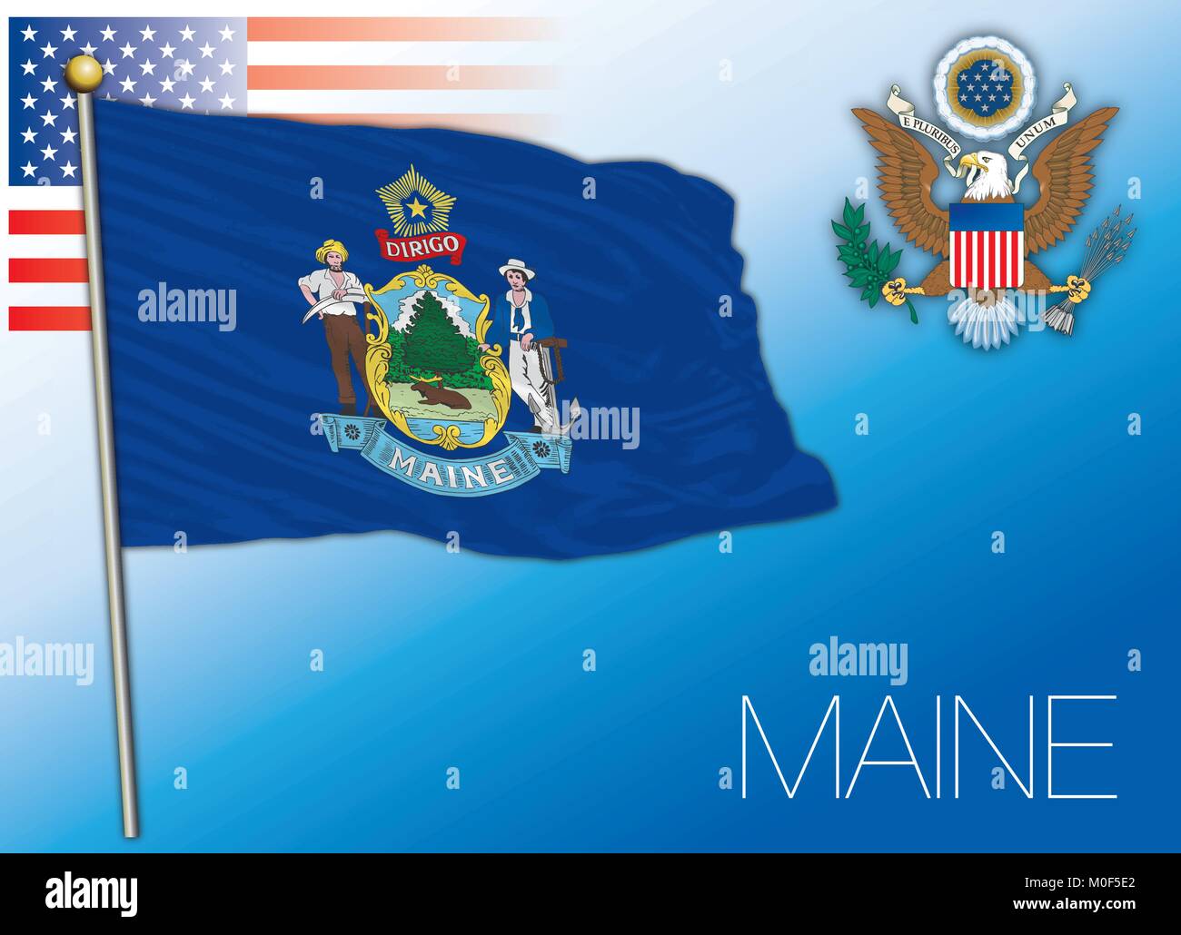 Governor of maine Stock Vector Images - Alamy