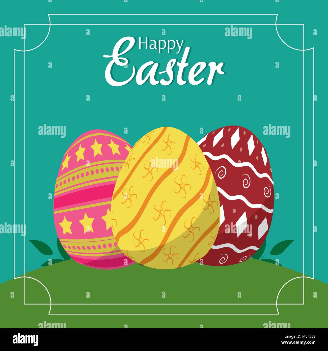 Happy Easter design Stock Vector Image & Art - Alamy