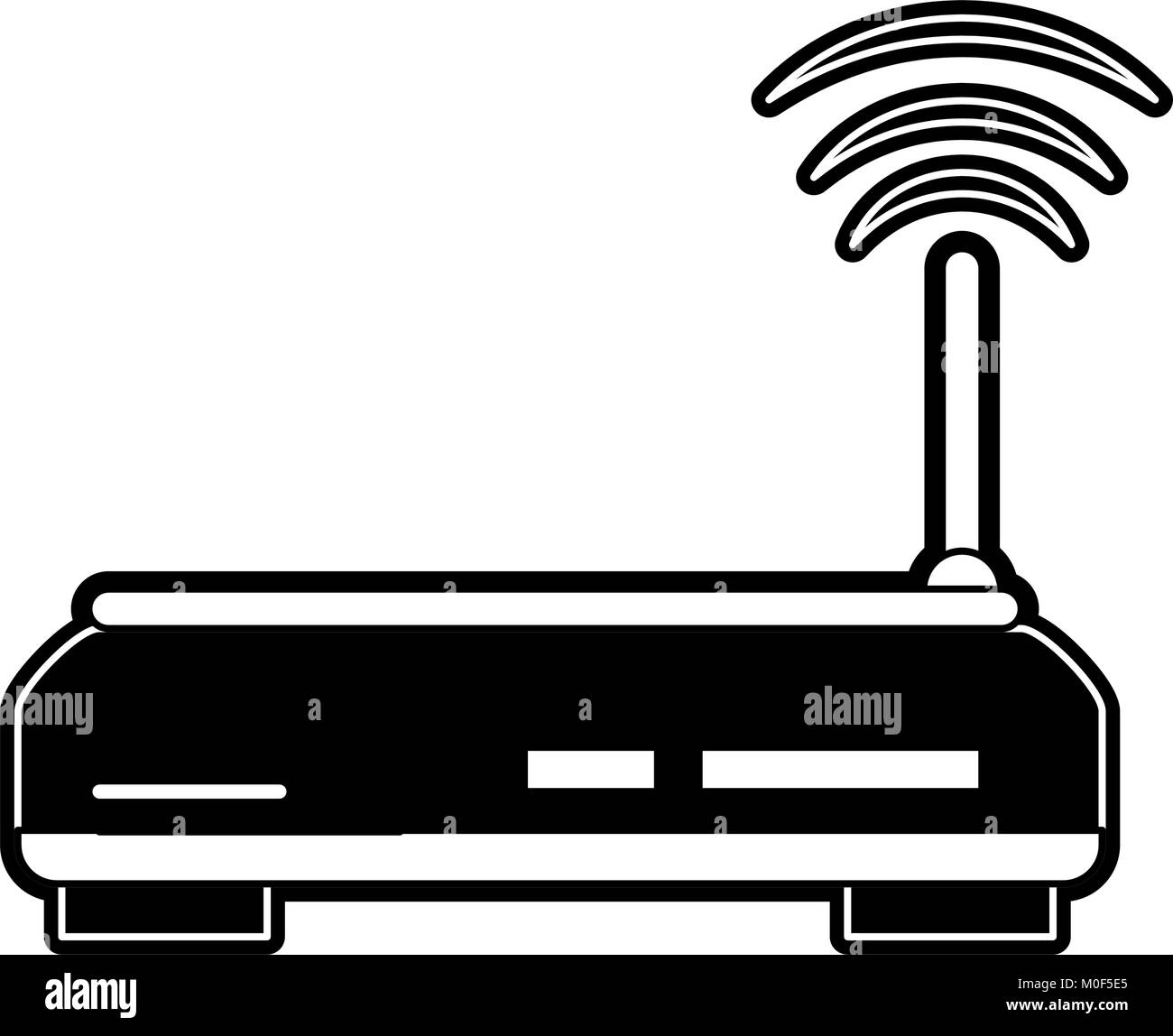 Wifi router technology Stock Vector Image & Art - Alamy