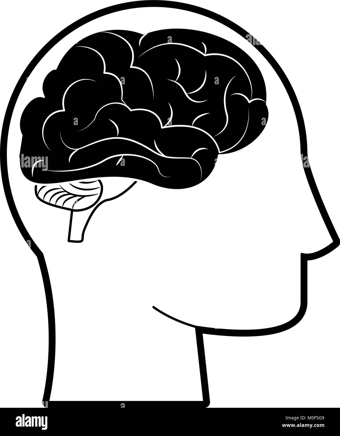 Human brain symbol Stock Vector Image & Art - Alamy