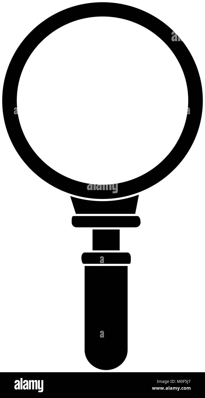 Magnifying glass symbol Stock Vector Image & Art - Alamy
