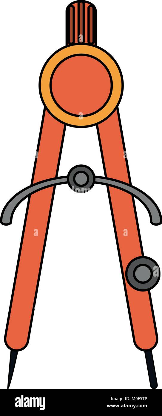 Compass geometric tool Stock Vector Image & Art - Alamy