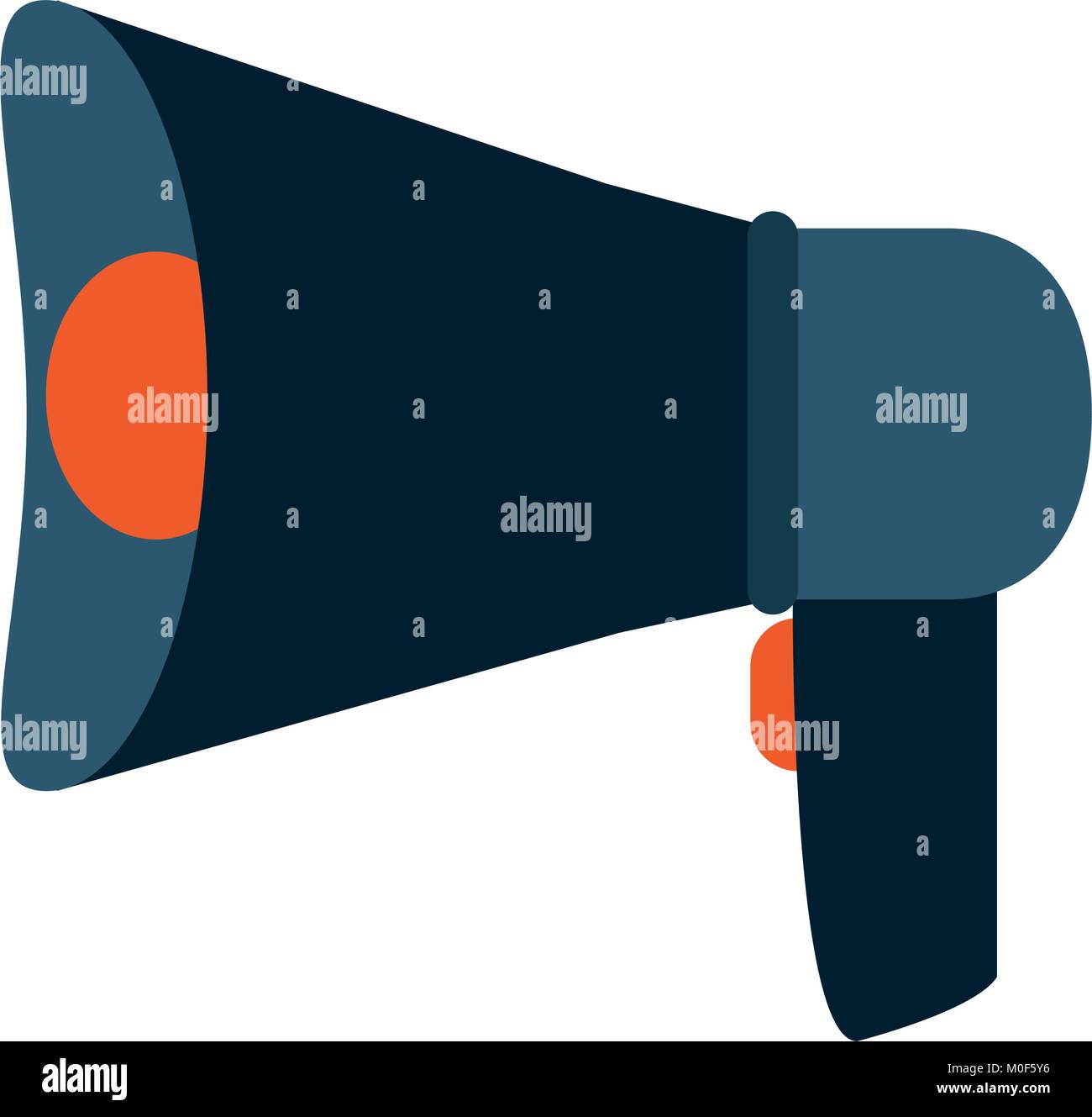 Bullhorn isolated symbol Stock Vector Image & Art - Alamy