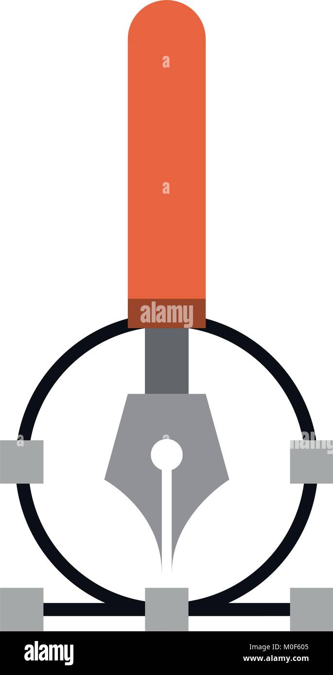 Fountain pen with vector Stock Vector Image & Art - Alamy