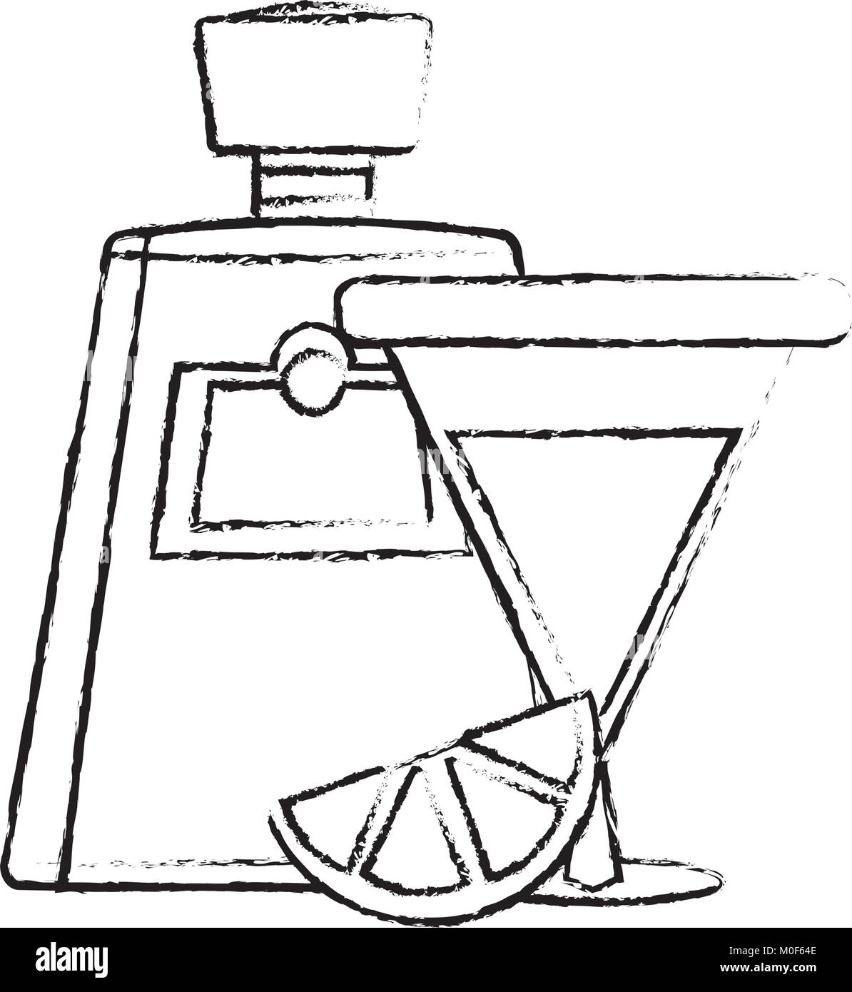 Cocktail and bottle design Stock Vector Image & Art - Alamy