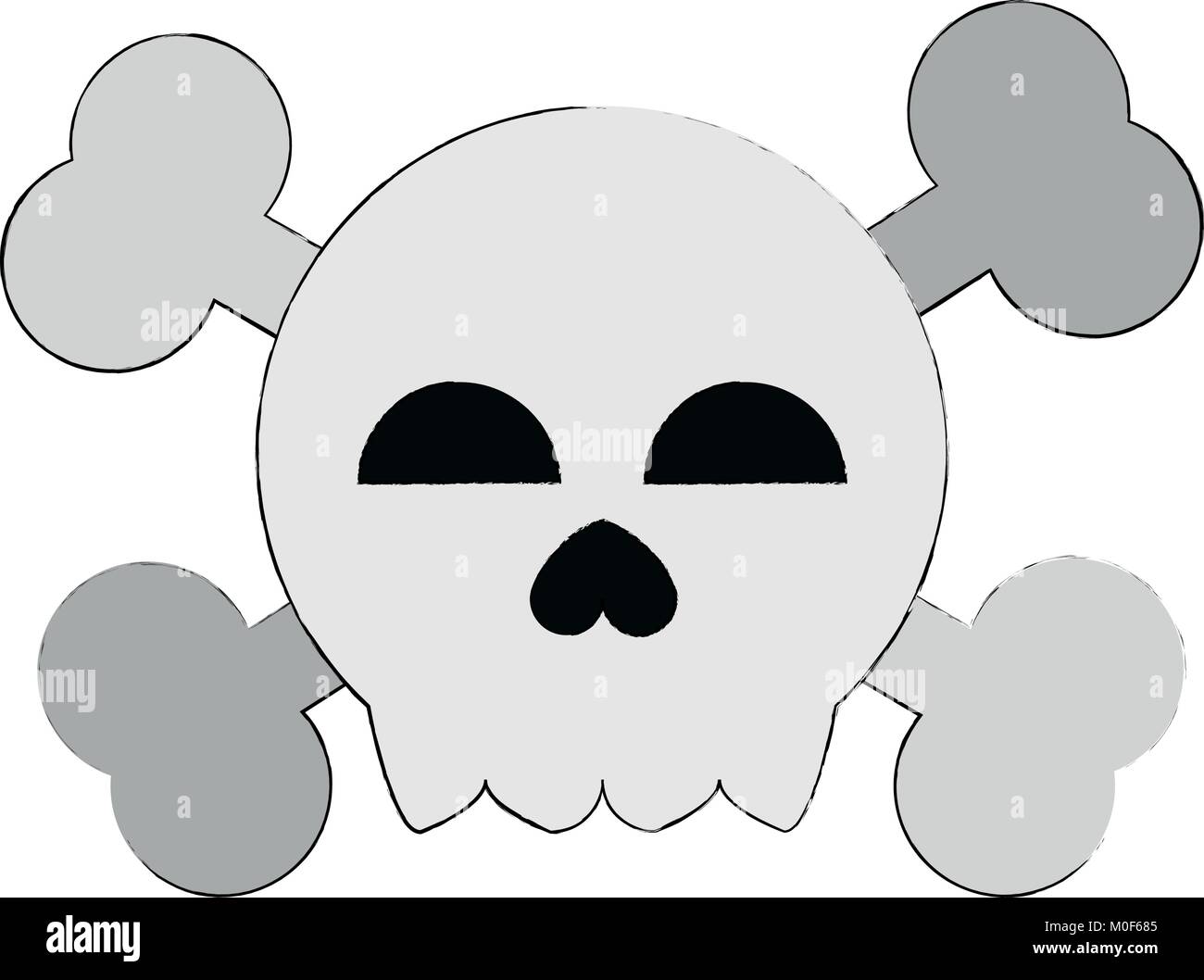 skull and bones symbol Stock Vector Image & Art - Alamy