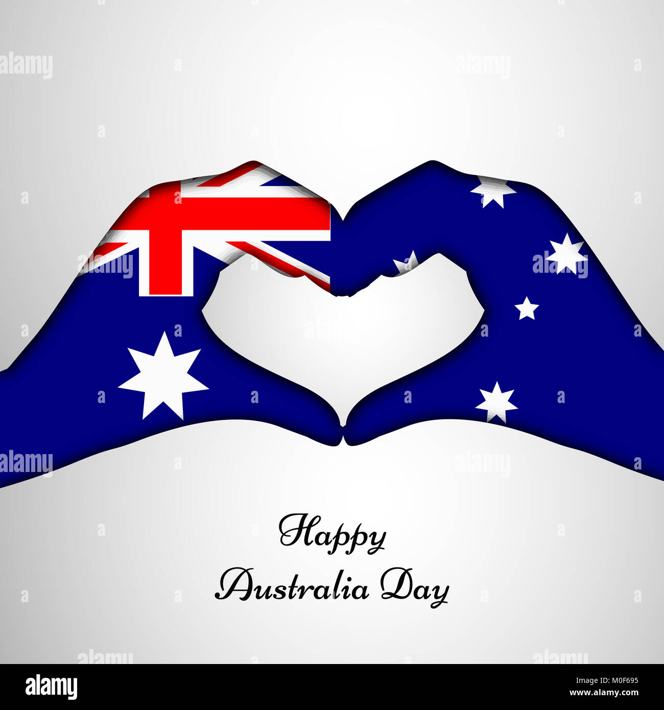 illustration of elements of Australia Day background Stock Photo - Alamy