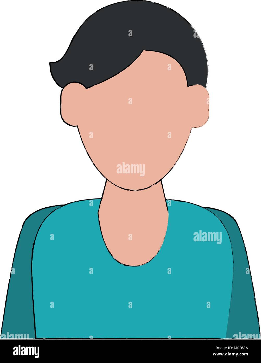 Man faceless cartoon Stock Vector Image & Art - Alamy