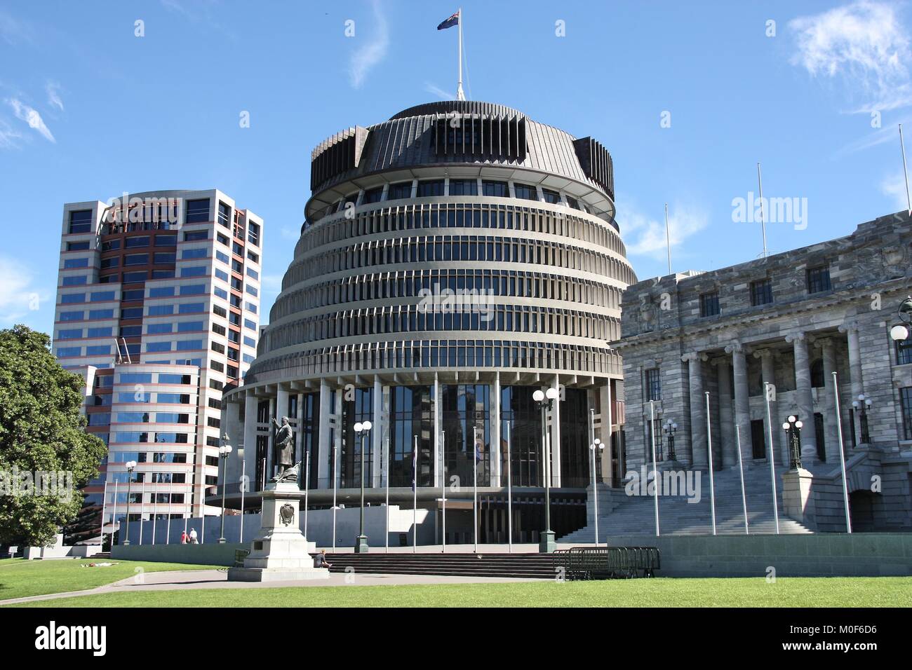 WELLINGTON, NEW ZEALAND - MARCH 7, 2008: Exterior view of New Zealand ...