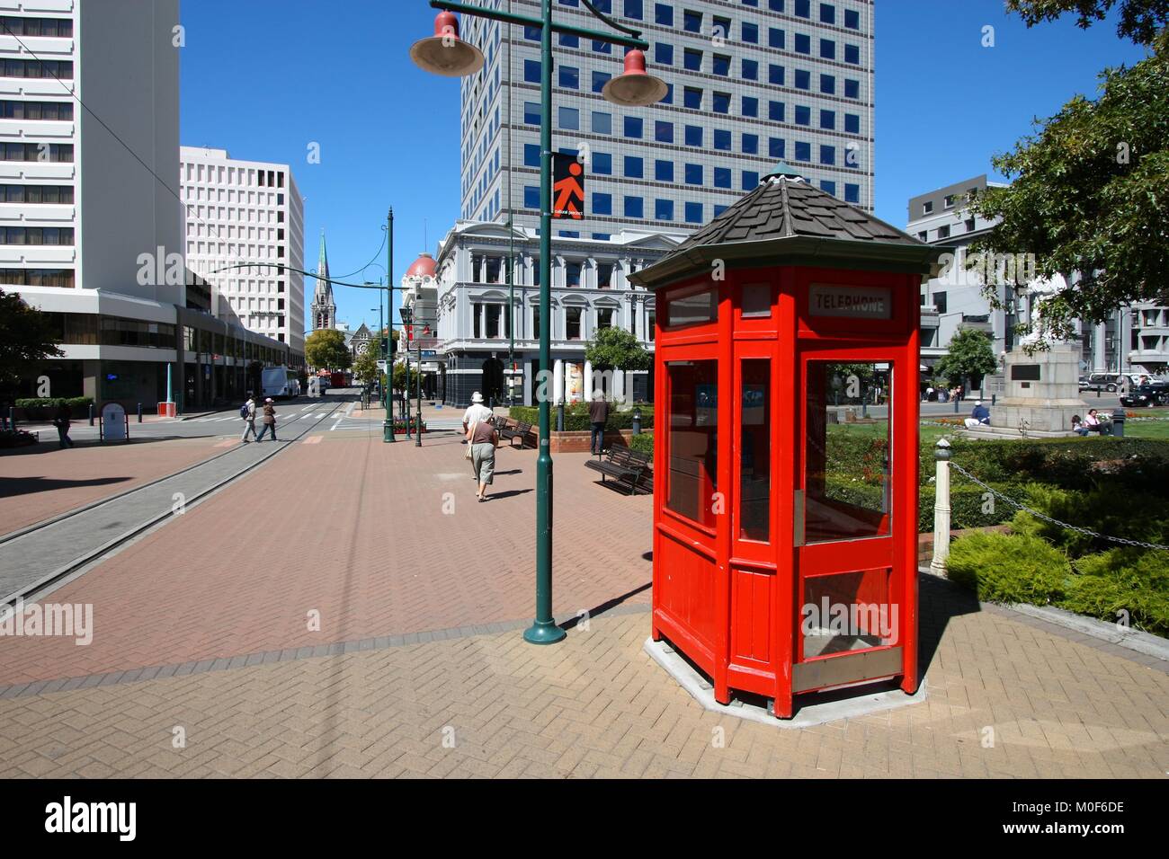 New zealand telephone box hi-res stock photography and images - Alamy