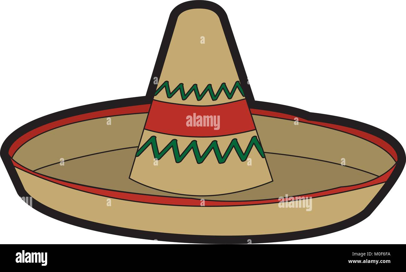 Mexican hat design Stock Vector Image & Art - Alamy