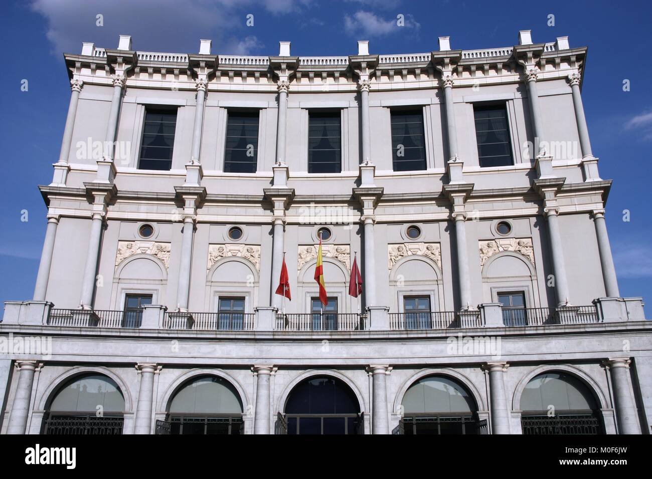 Teatro Real - opera house of Spain. Architecture in Madrid Stock Photo ...