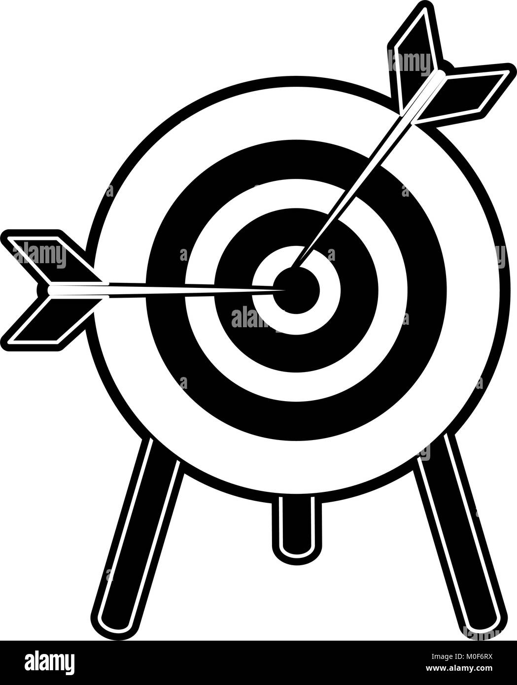 Target dartboard symbol Stock Vector Image & Art - Alamy