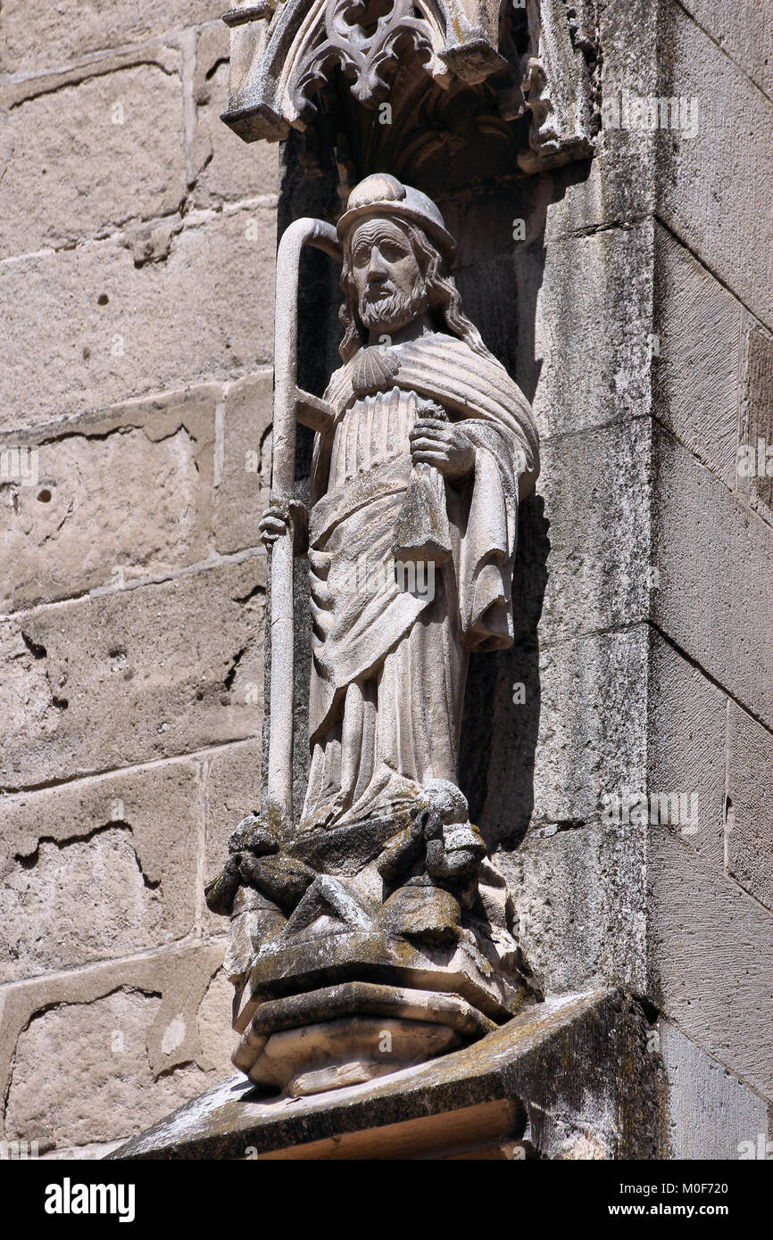 Brasov, town in Transylvania, Romania. Famous Black Church detail ...