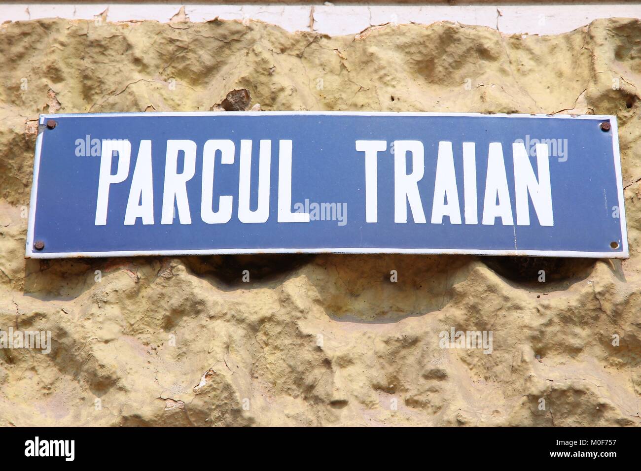 Oradea in Bihor county, Romania - Parcul Traian street Stock Photo - Alamy