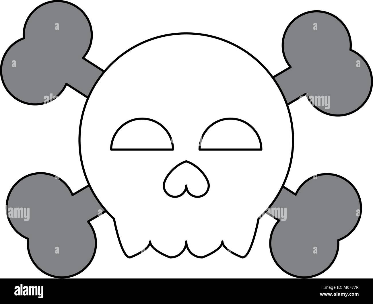 skull and bones symbol Stock Vector Image & Art - Alamy