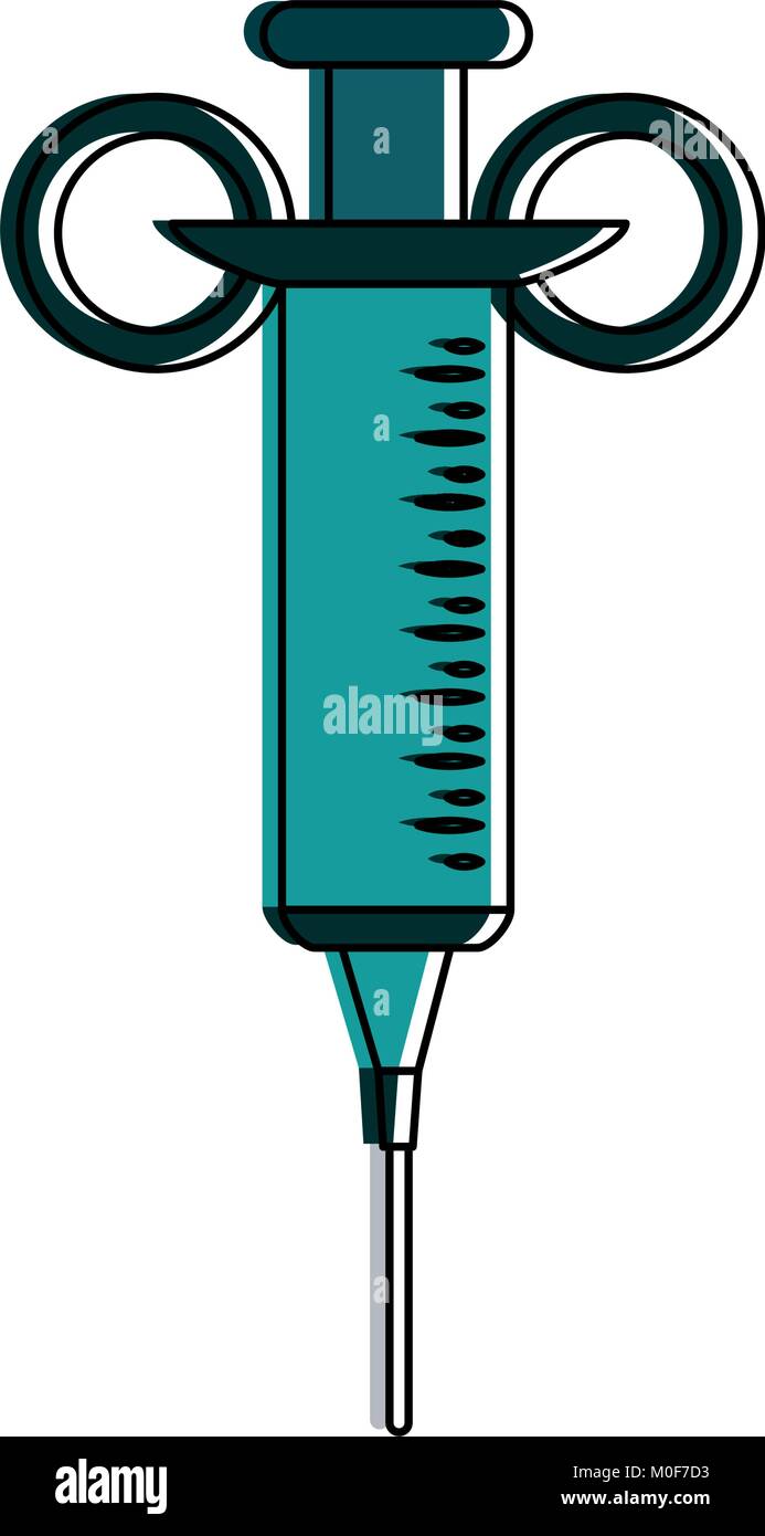 Medical syringe symbol Stock Vector Image & Art - Alamy