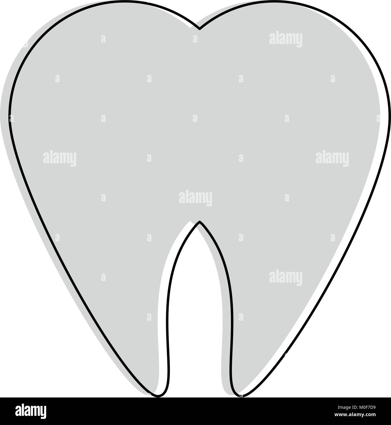Tooth dental symbol Stock Vector Image & Art - Alamy